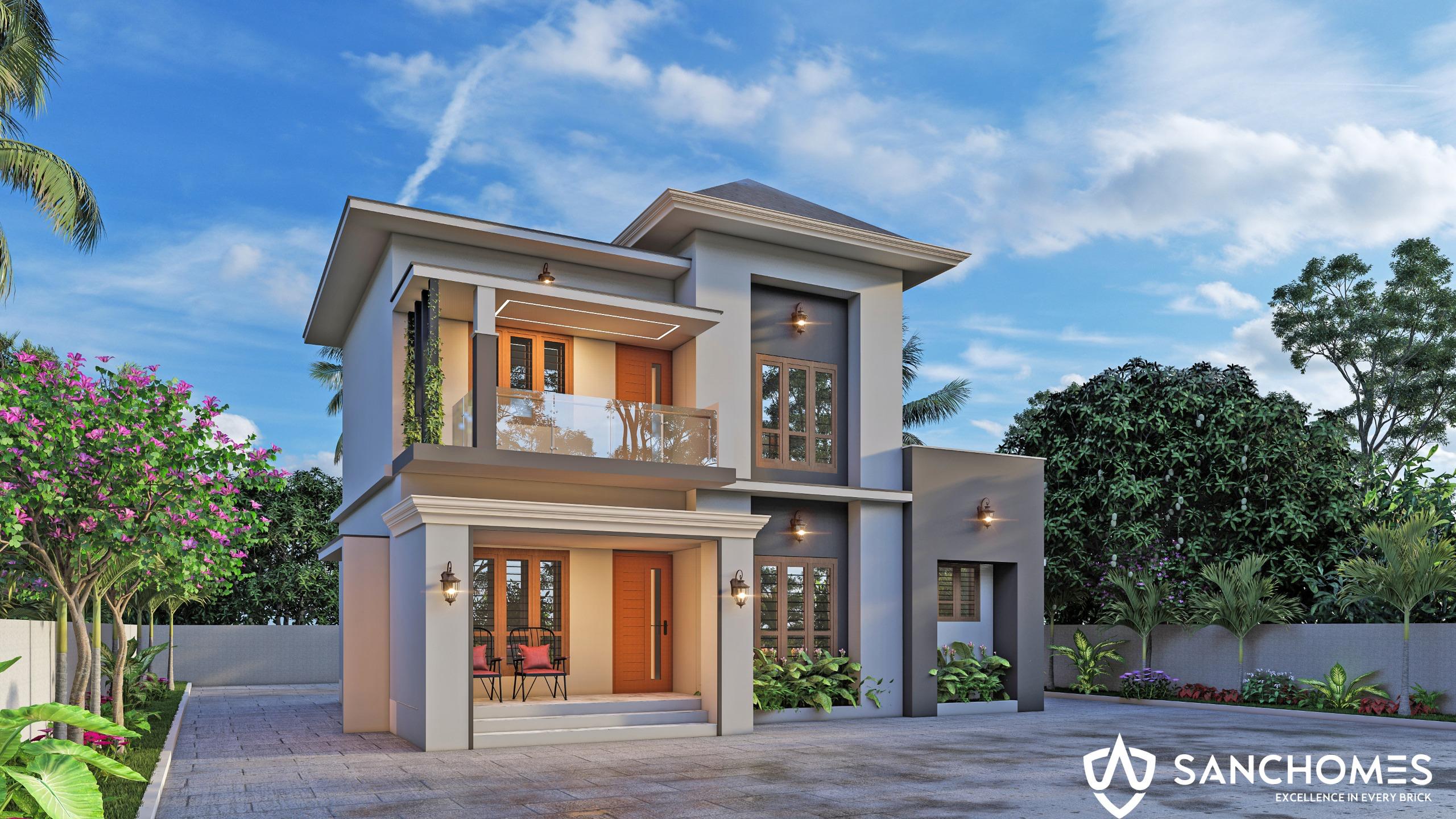 SanChomes Bougainvillea: Luxurious 3 & 4 BHK Homes in Mankara, Palakkad ...